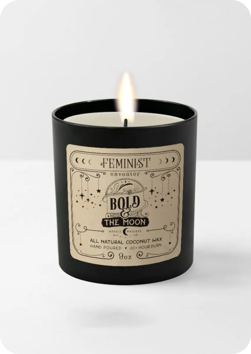 Branded candle labels